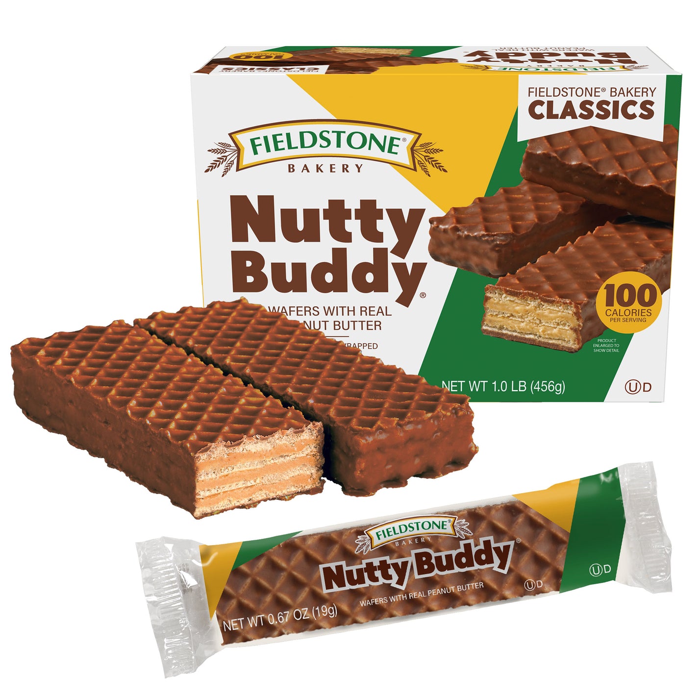 Fieldstone Bakery Nutty Buddy Nutty Buddy® Wafer Bars – Fieldstone ...